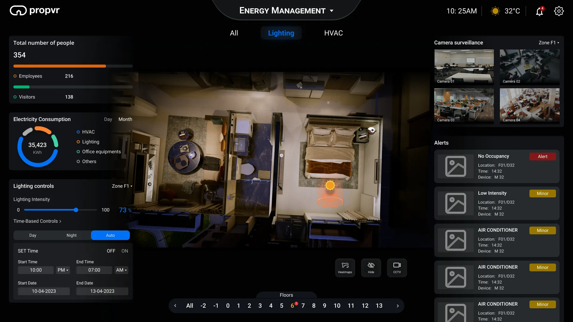 Optimizing Lighting Systems in Smart Buildings - PropVR